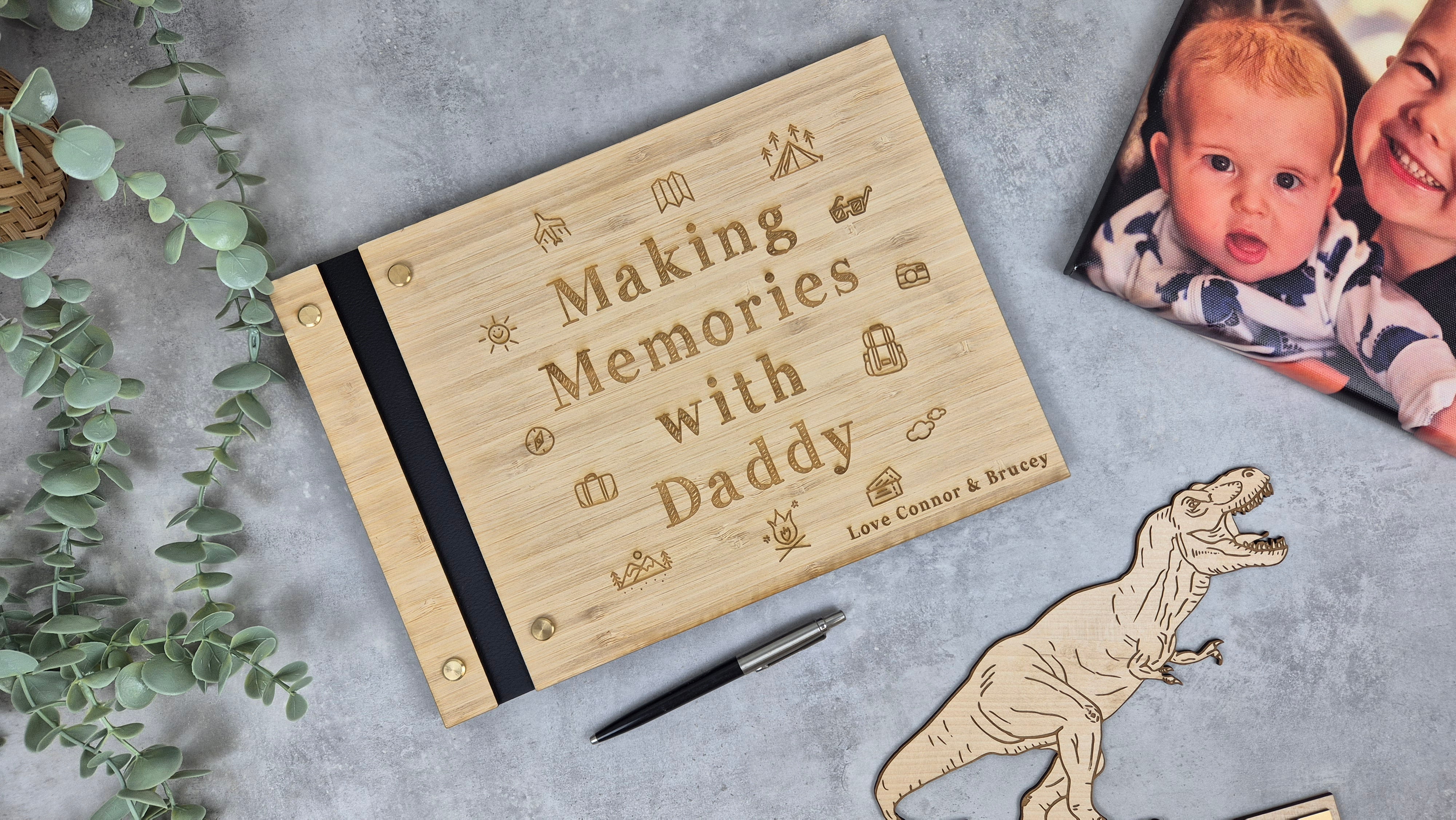 Memory Books | Custom Engraved Albums & Books – Wildfire Engraving