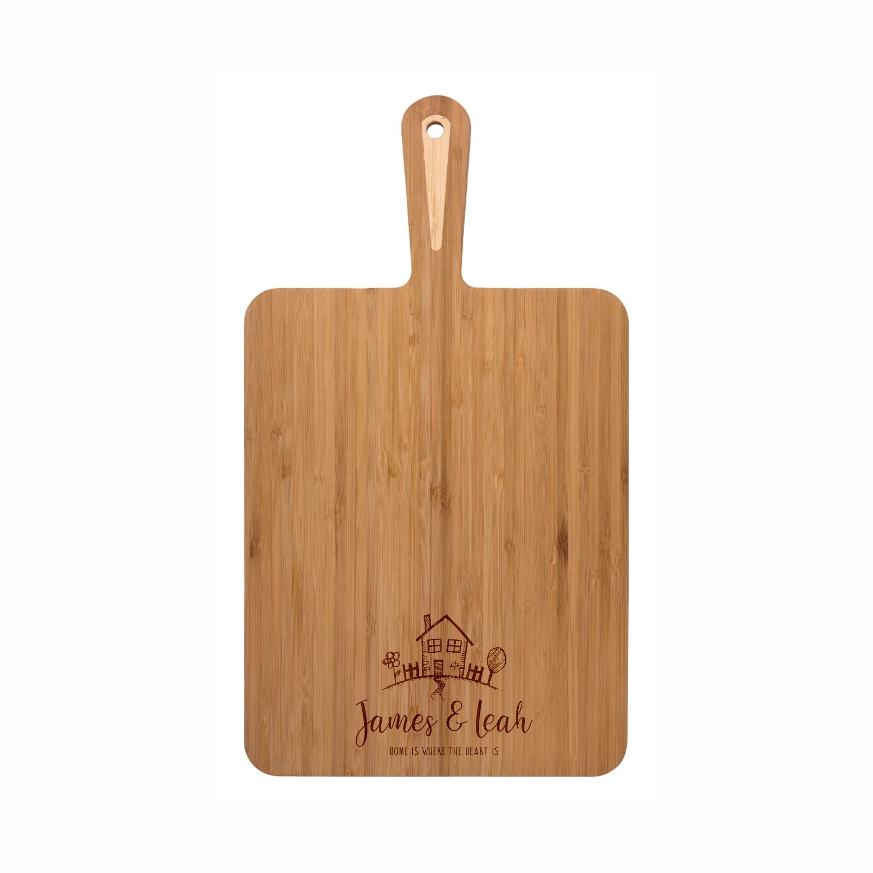 Budget Bamboo Engraved Cheeseboard – Wildfire Engraving