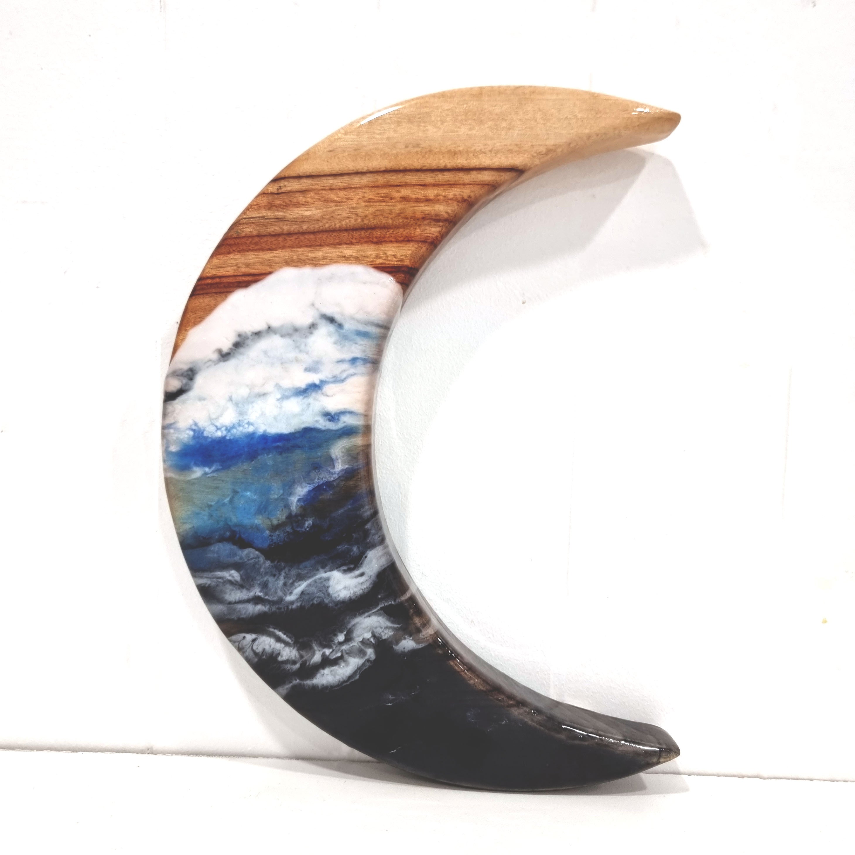 Moon Resin Wall Art – Wildfire Engraving
