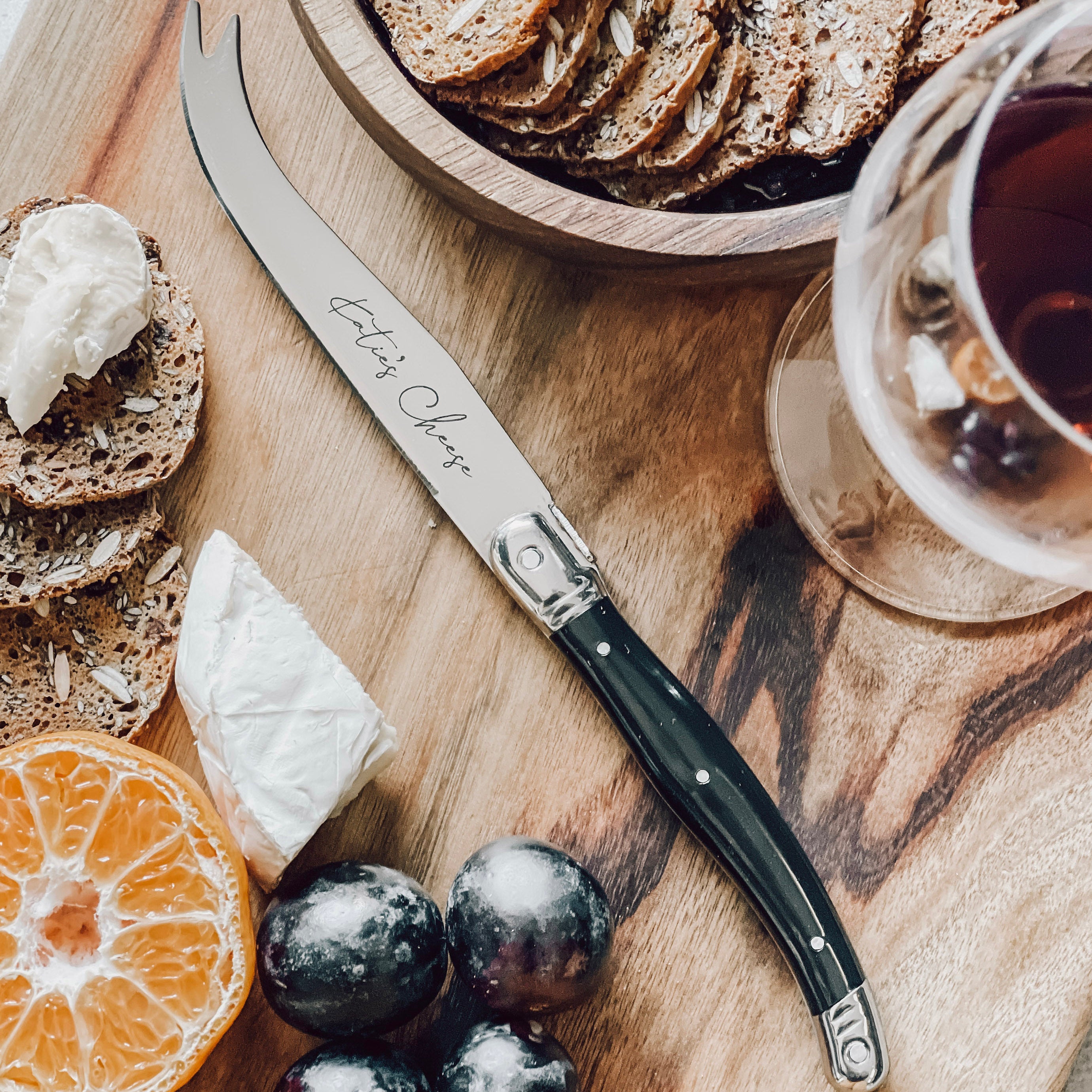 Personalised Cheese Knife – Wildfire Engraving